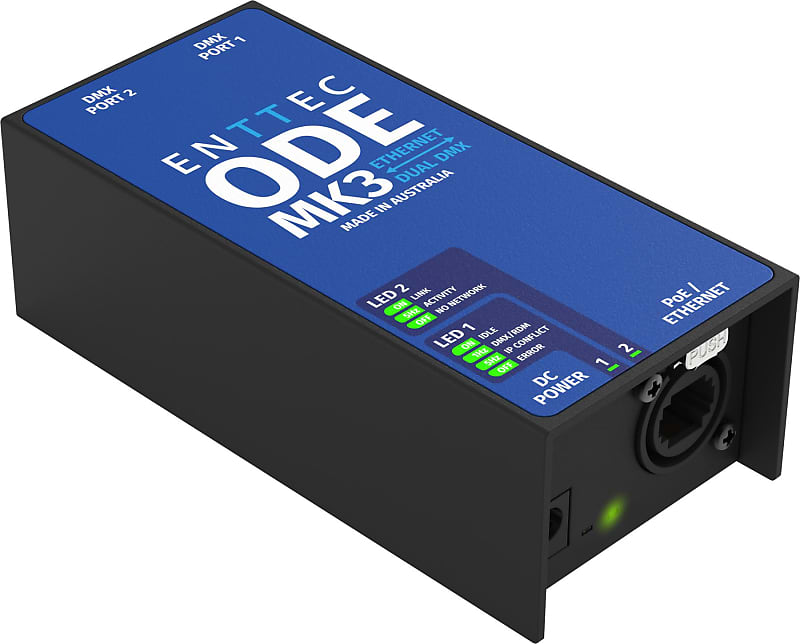 ENTTEC ODE MK3 Two-universe Bidirectional DMX Ethernet | Reverb