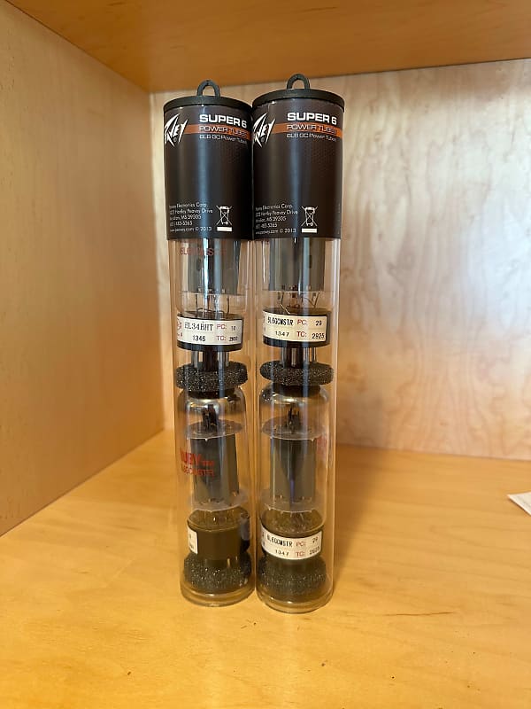 Peavey / Ruby Super 6 6L6GC Power Tubes (2 per Pack - 4 Tubes | Reverb