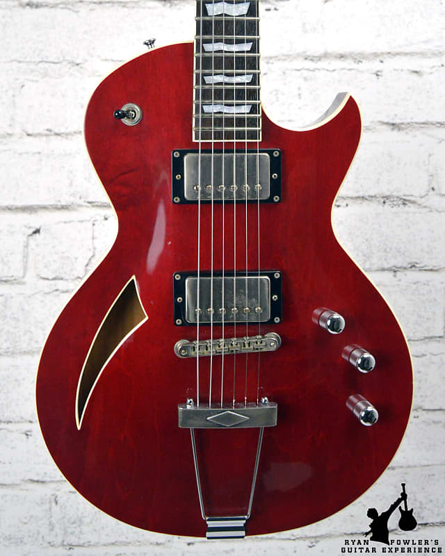 1990's ESP Eclipse MA Semi Hollow Red w/ HSC | Reverb Canada