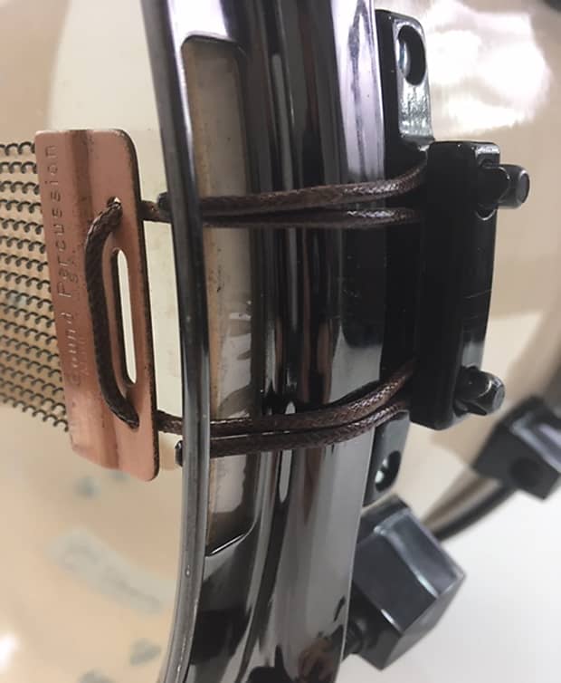 2x SnareFlair Snare Drum Wire Cord Rustic Brown | Reverb