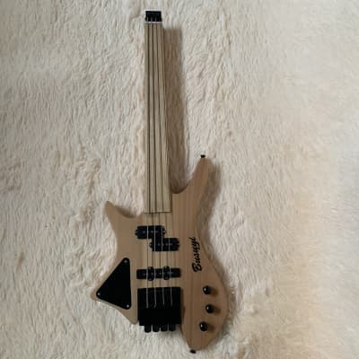 4 String Short Scale Neck Through Fretless Bass/6 String | Reverb