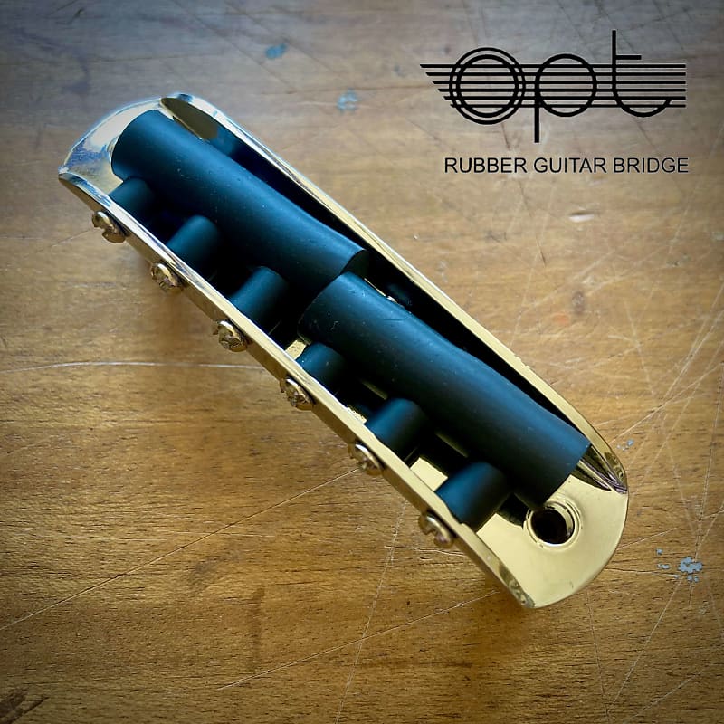 OPT Guitars Rubber Guitar Bridge for Offset Guitars inc. | Reverb