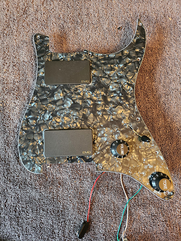 EMG Loaded Stratocaster Pickguard | Reverb