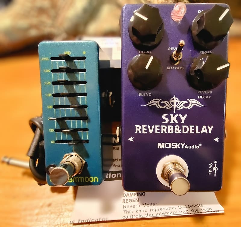 *For Parts/Repair* Two pedals: Mosky Audio Sky Reverb/Delay + | Reverb