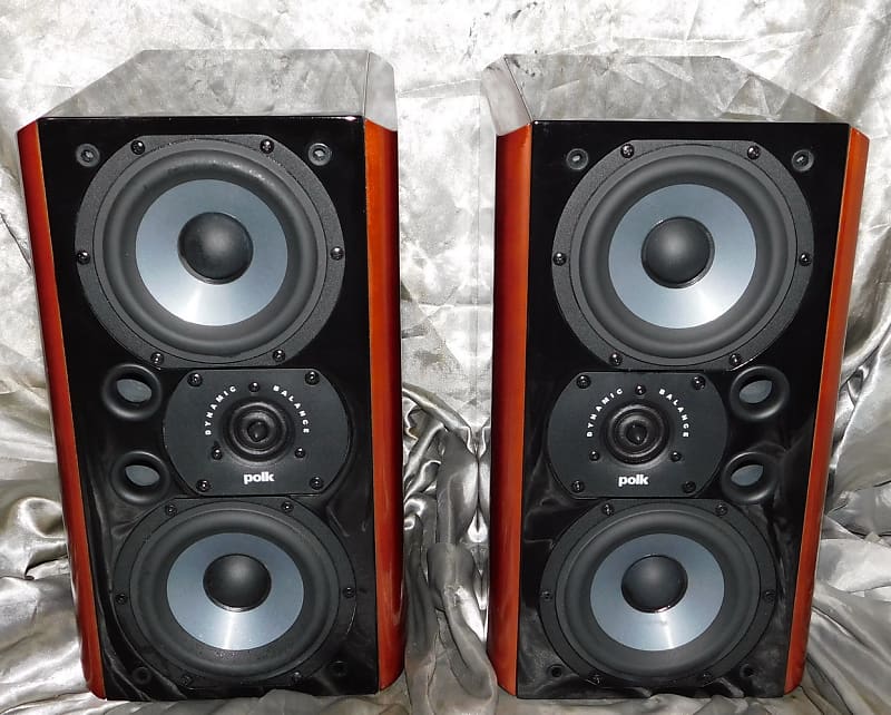 Polk LSi9 bookshelf speakers pair | Reverb