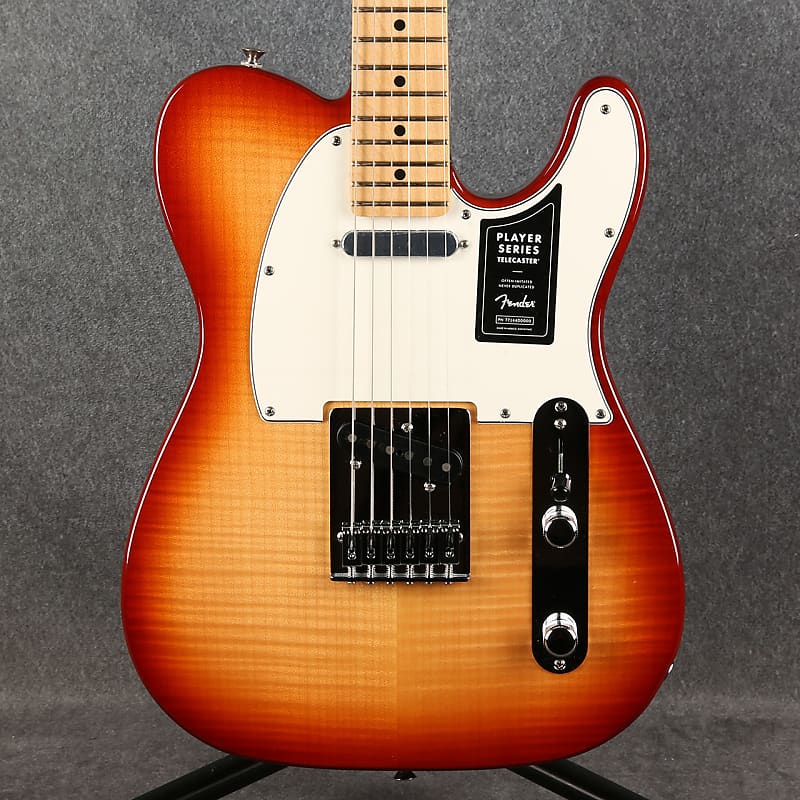 Fender Limited Edition Player Telecaster Plus Top - Sienna | Reverb