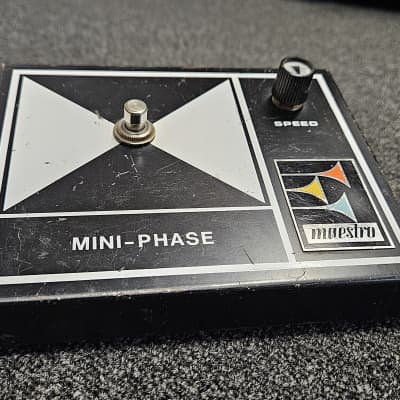 Maestro Gibson mini phase 1969 original vintahe analog phaser | Reverb