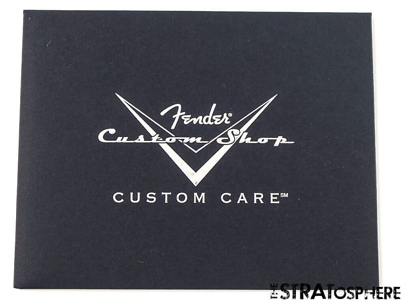 USA Fender Custom Shop Custom Care Booklet MANUALS + TAGS | Reverb