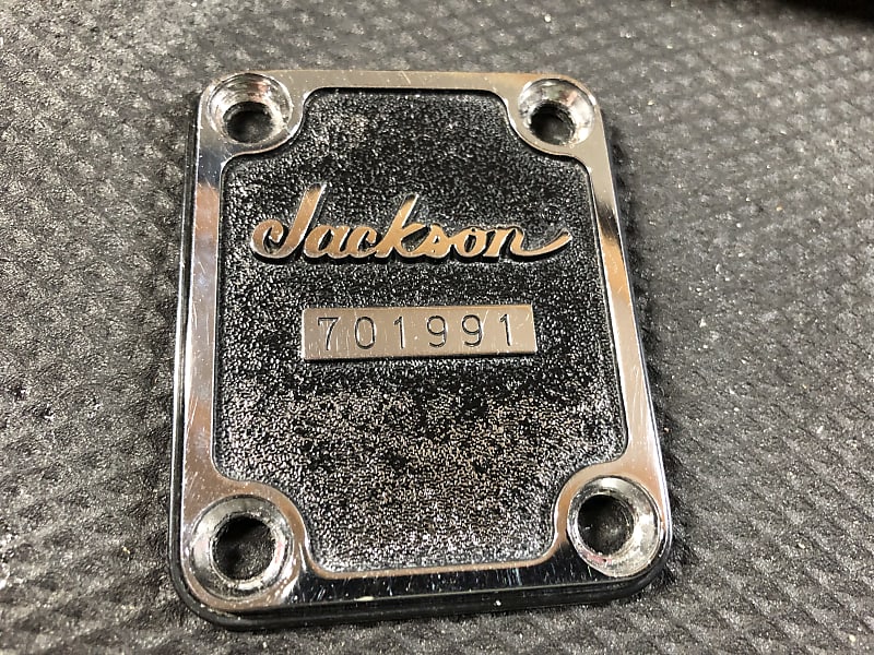 Jackson 1997 pro series neck plate 1997 | Reverb