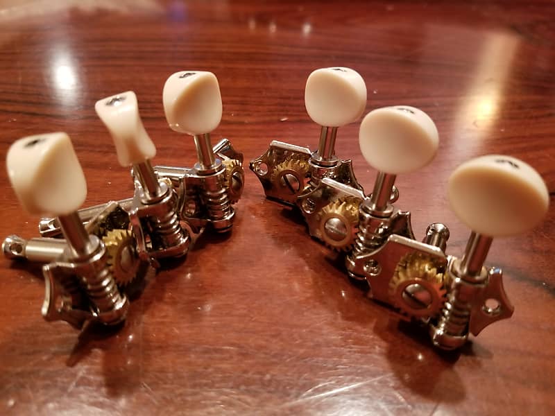 Guild USA Tuners/Machine Heads 20:1 - Nickel/Cream | Reverb
