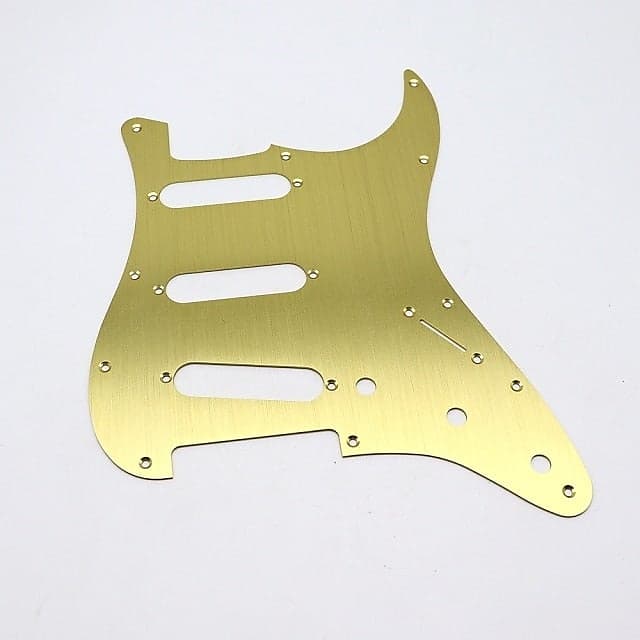 metal pickguard stratocaster - 1pcs SSS Gold | Reverb