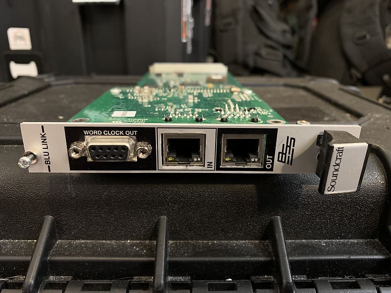 Soundcraft Studer Vi BSS Blu Link Option Card Stagebox or | Reverb