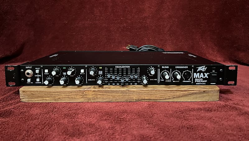 Peavey MAX Bass Rackmount Tube Preamp | Reverb