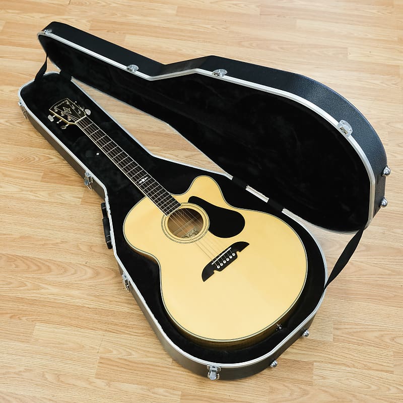 Alvarez AJ418C Artist Cutaway Jumbo Acoustic-Electric Guitar | Reverb