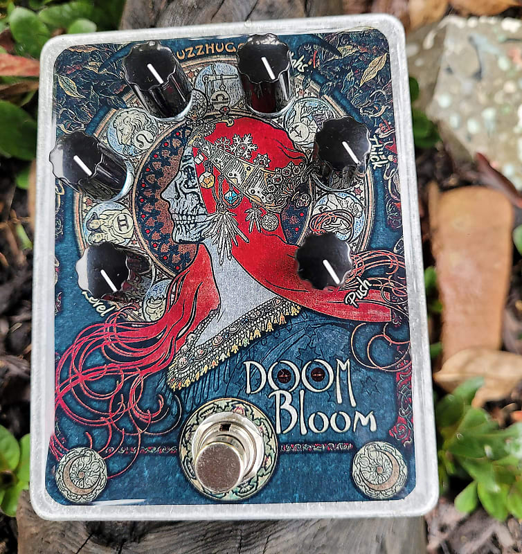 FuzzHugger Doom Bloom fuzz, Deluxe Clear Finish | Reverb