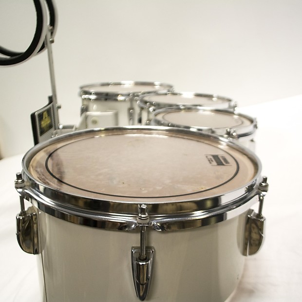 Yamaha Power-Lite Series Tenor Marching Quad Set with Carrier | Reverb