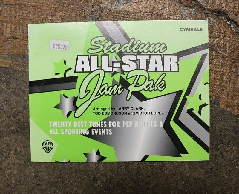 "Stadium All-Star Jam Pak - Cymbals" Instructional Book | Reverb