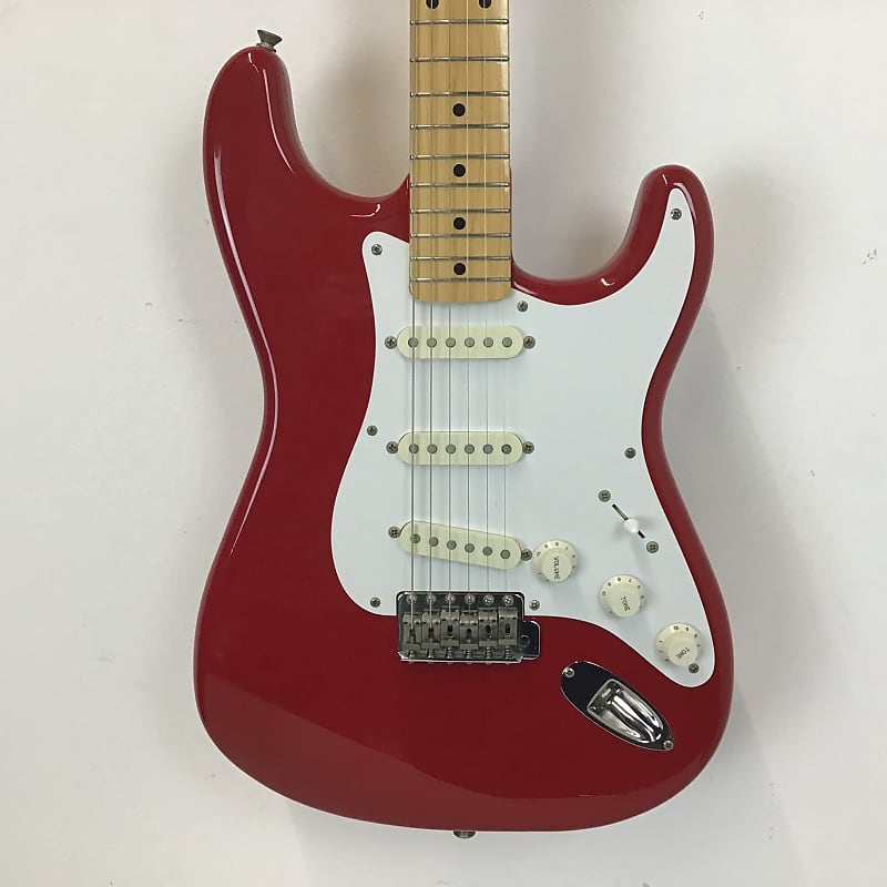 Used Squier MIJ E SERIES STRAT Electric Guitars Red | Reverb