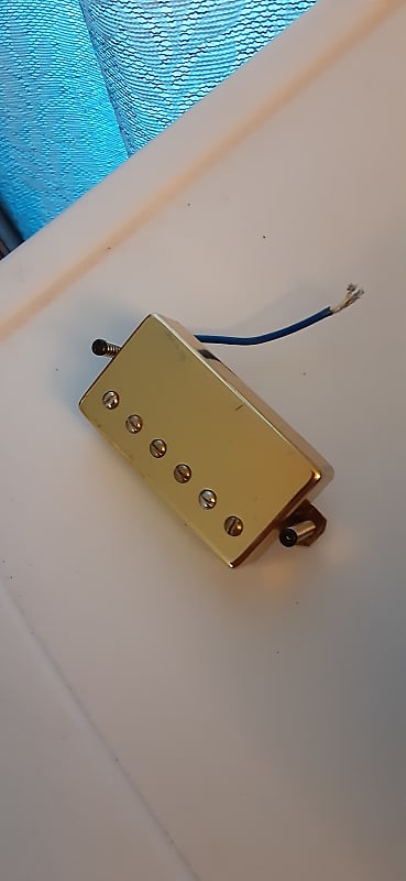 Gold Epiphone Les Paul Custom Bridge Position Pickup w | Reverb