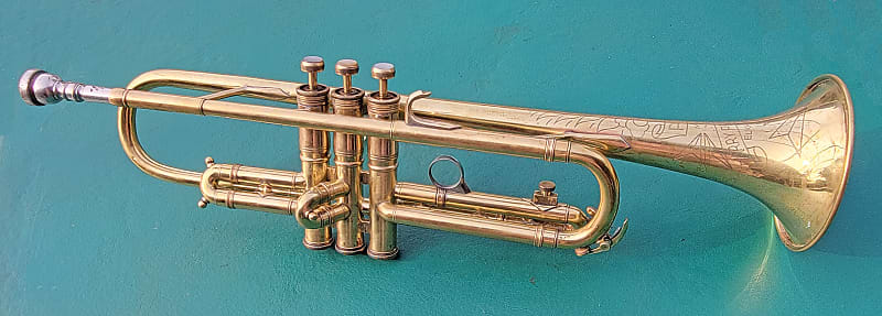 1938 Harry Pedler & Sons Art model Bb Trumpet - Great Valves | Reverb