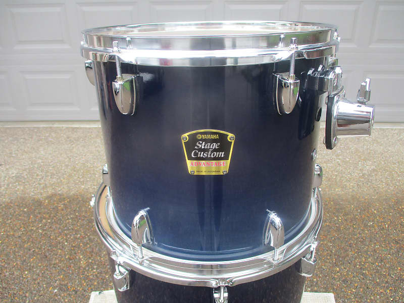 Yamaha Stage Custom 13 X 10 Rack Tom, Blue Lacquer - | Reverb