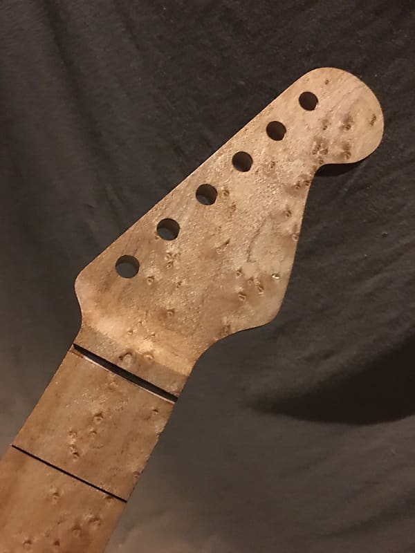 Jaw Dropping Birdseye Maple Strat Guitar Replacement Neck | Reverb