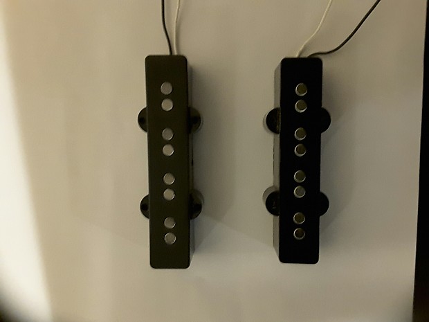 Fender Made In Japan Jazz Bass Pick Ups 1997 Black | Reverb