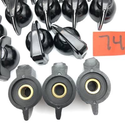 Chicken Head Pointer Amp Knobs (4) Black | Reverb