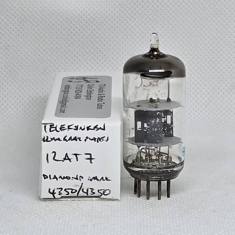 Telefunken 12AT7 Ribbed Plate, Perfectly Balanced Single | Reverb UK