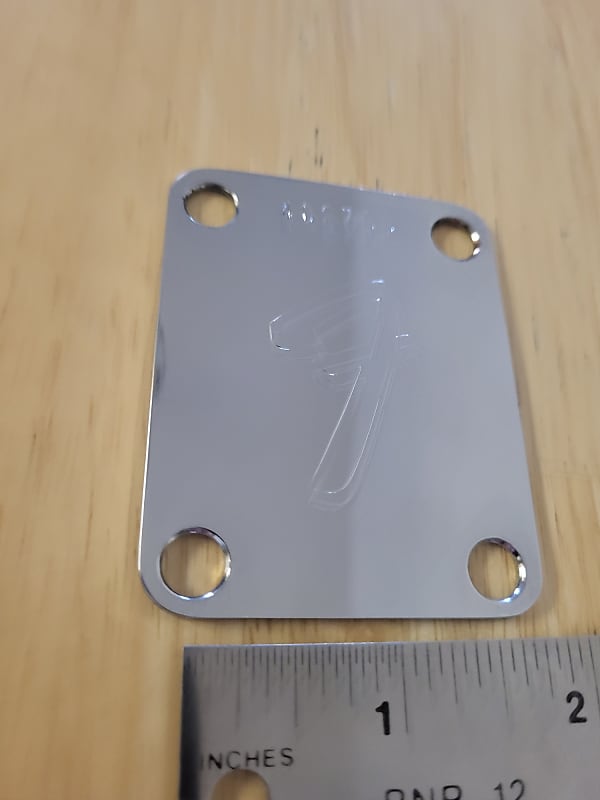 Vintage Neckplate neck plate for Fender Stratocaster | Reverb