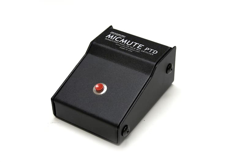 Whirlwind MicMute PTD Silent Passive Microphone Push to Talk | Reverb