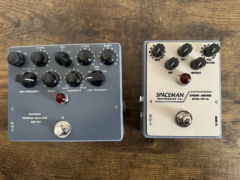 Spaceman Analog Studio EQ EQP-PDX Grey Edition and Ixion | Reverb