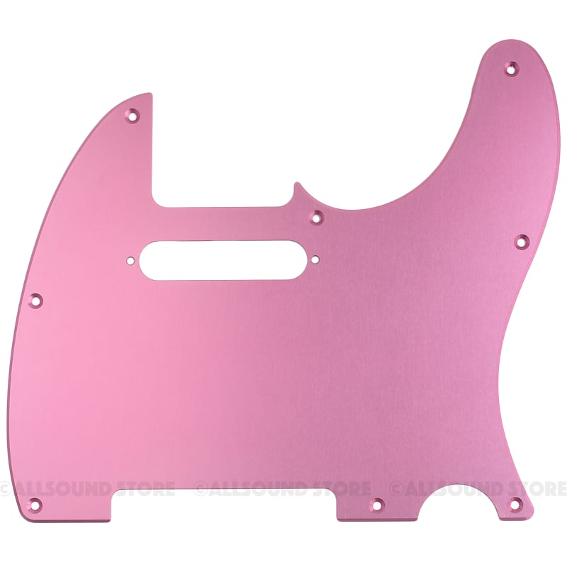 PINK Brushed ANODIZED ALUMINUM Pickguard for Fender® Standard | Reverb
