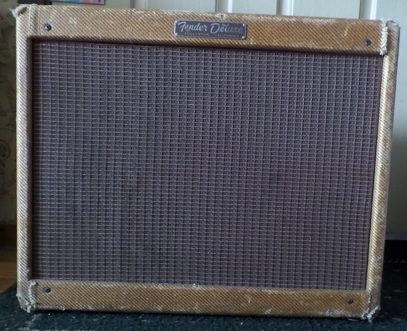 Vintage 1959 Fender Deluxe Tweed Amp - 5E3 Narrow Panel | Reverb Vintage 1959 Fender Deluxe Tweed Amp - 5E3 Narrow Panel | Reverb