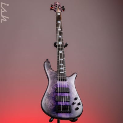 Spector USA NS-5XL 5-String Bass Purple Reverse Burst | Reverb