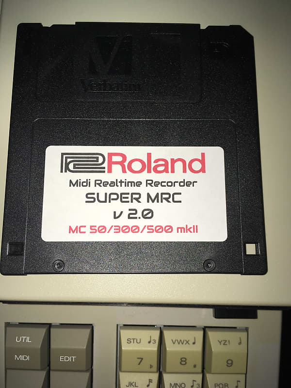 Floppy disk with OS SUPER MRC v 2.0 for Roland MC 50/300/500 | Reverb