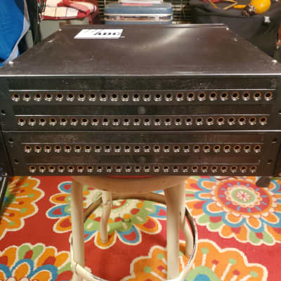 ADC 1/4" Patchbay - Rear Punch Block Terminals 1990's - Black | Reverb