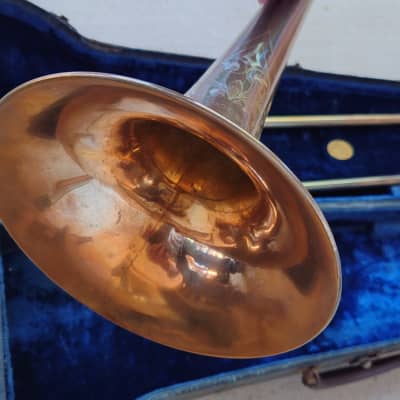 Conn 6H jazz lead trombone 1927 - Silver plate/gold wash | Reverb