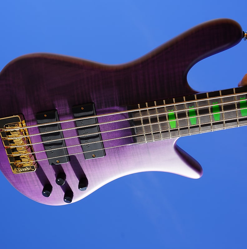 Spector Skyler Acord Signature Violet Stain Finish 5-String | Reverb