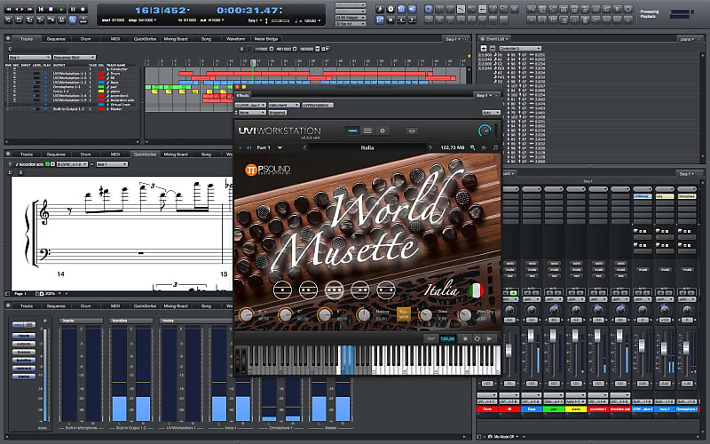Psound World Musette Virtual Mussette Accordion Sample | Reverb
