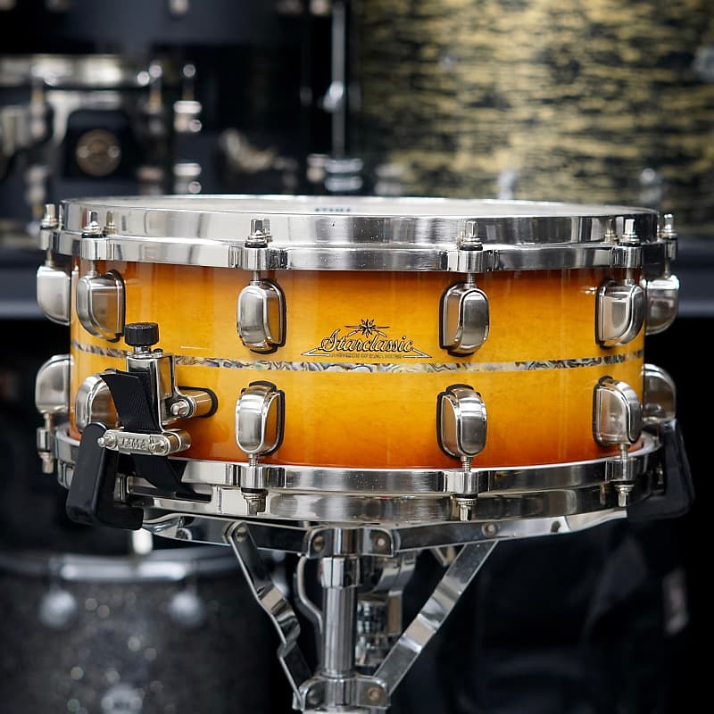 TAMA Starclassic G-Maple Snare Drum - Gold Sunburst - 14" x | Reverb