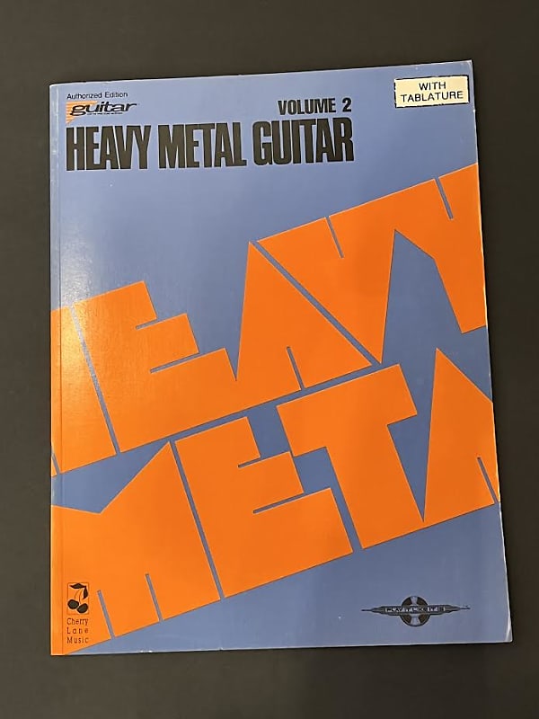 Heavy Metal Guitar Volume 2 Tab Book | Reverb