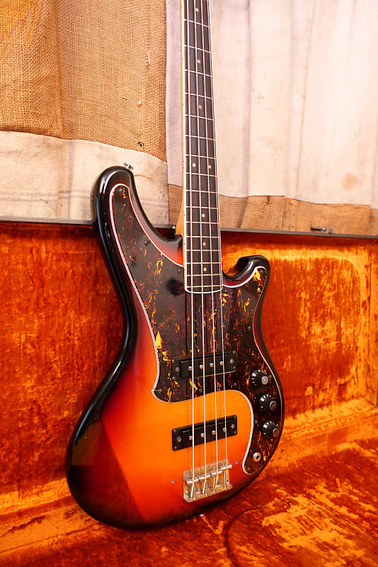 1970's Yamaha SB-55 Sunburst Bass Guitar | Reverb
