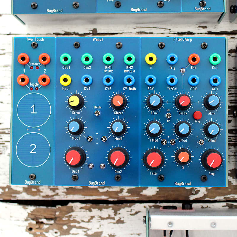 BugBrand - Two Touch + Weevil + FilterQamp - Mini System - | Reverb