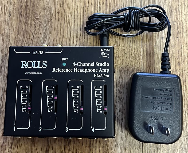 ***ROLLS HA43-PRO 4-CHANNEL HEADPHONE AMPLIFIER (USED) | Reverb