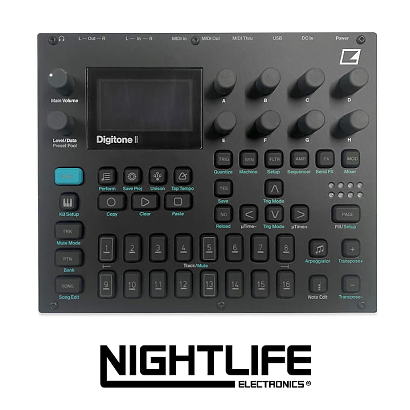 Digitone II 16-voice Polyphonic Digital Synthesizer (Open | Reverb