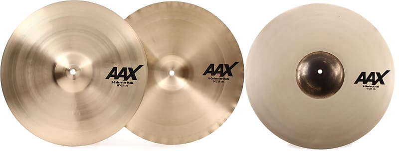 Sabian 14 inch AAX X-Celerator Hi-hat Cymbals Bundle with | Reverb
