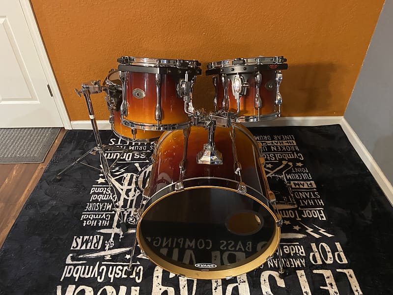 Tama Rockstar Custom Sunburst Drum Set | Reverb
