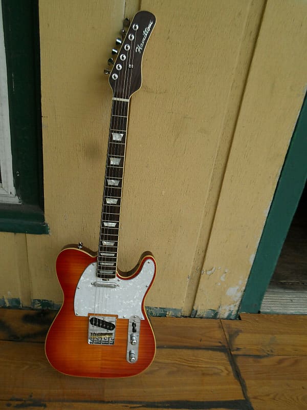 Hamiltone " Curly Maple " Ltd Edition Bolt On Neck T Guitar | Reverb