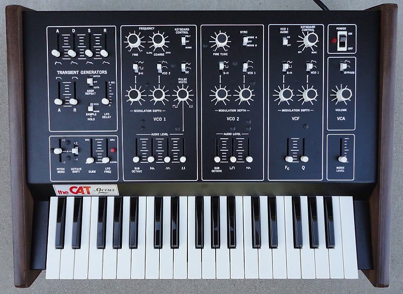Octave-Plateau Cat SRM-II synthesizer - Vintage Analog | Reverb